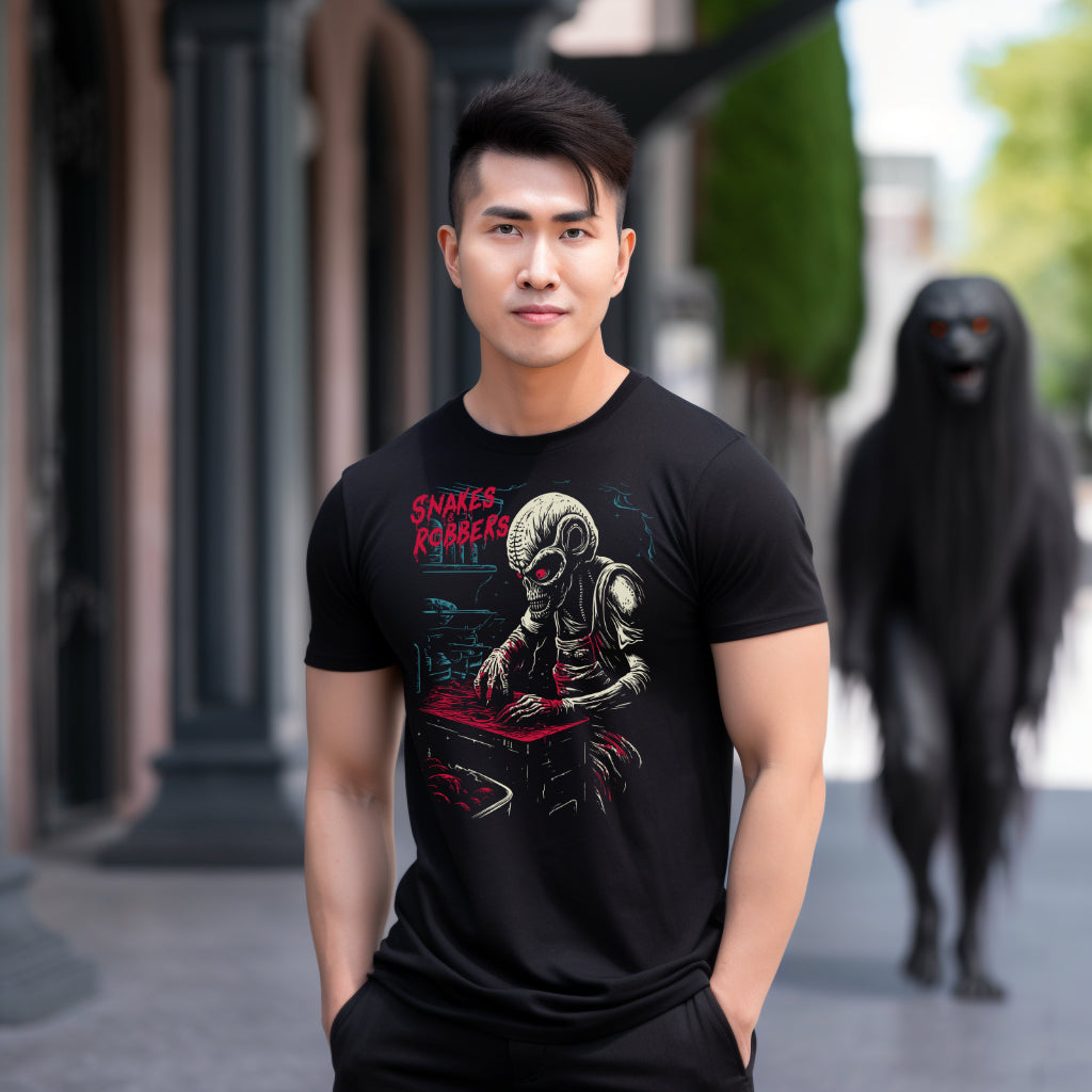 Butcher Shop of Horrors - Unisex Retail Fit T-Shirts – Snakes & Robbers