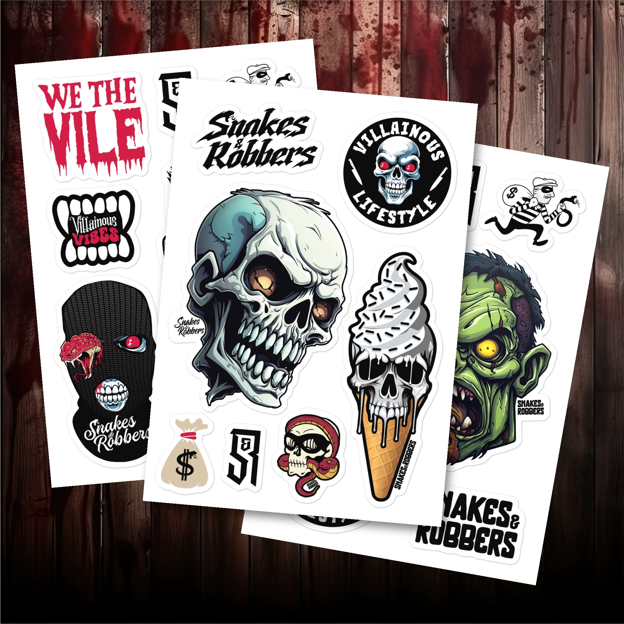Stickers – Snakes & Robbers